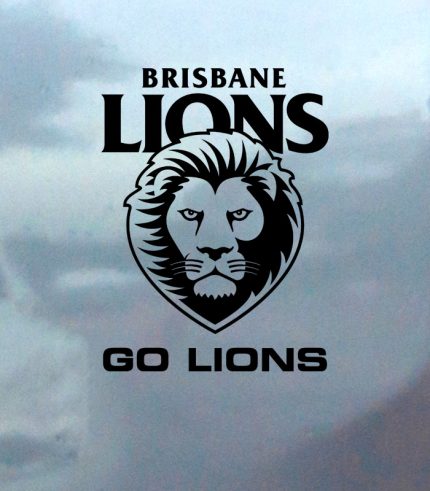 AFL Sticker Brisbane Lions Vehicle Car Window Decal - Fantastic Signs