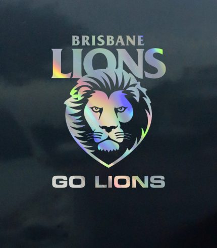 AFL Sticker Brisbane Lions Vehicle Car Window Decal - Fantastic Signs
