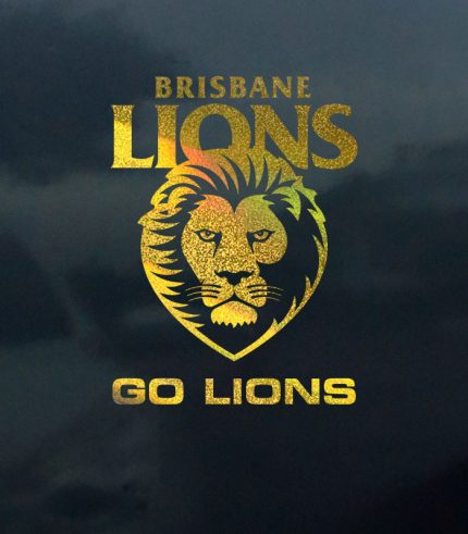 AFL Sticker Brisbane Lions Vehicle Car Window Decal - Fantastic Signs