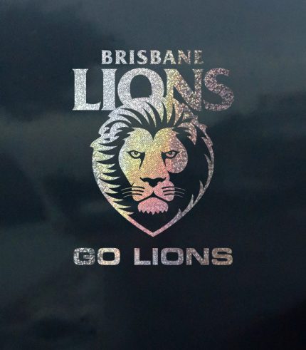 AFL Sticker Brisbane Lions Vehicle Car Window Decal - Fantastic Signs