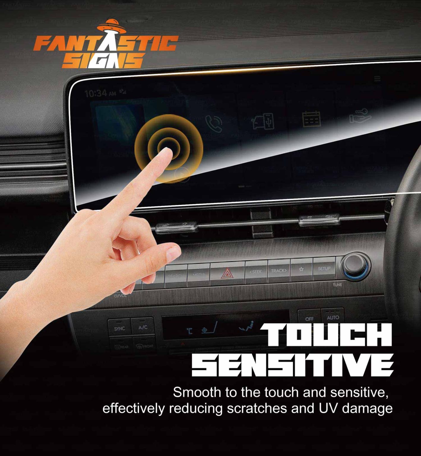 Screen Protector for Hyundai Kona 2023-2025 - Fantastic Signs