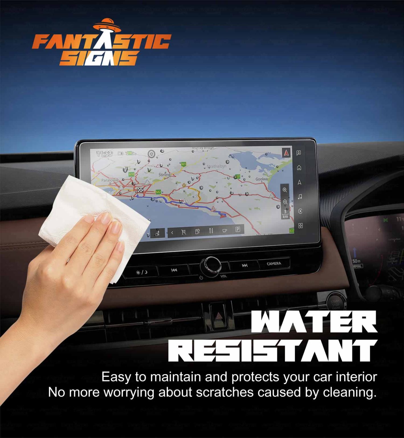Anti-Fingerprint Screen Protector for Mitsubishi Outlander 2025 ...