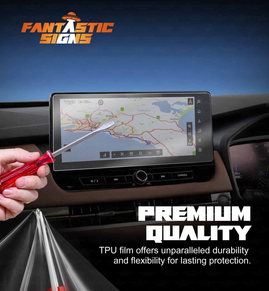 Anti-Fingerprint Screen Protector for Mitsubishi Outlander 2025 ...