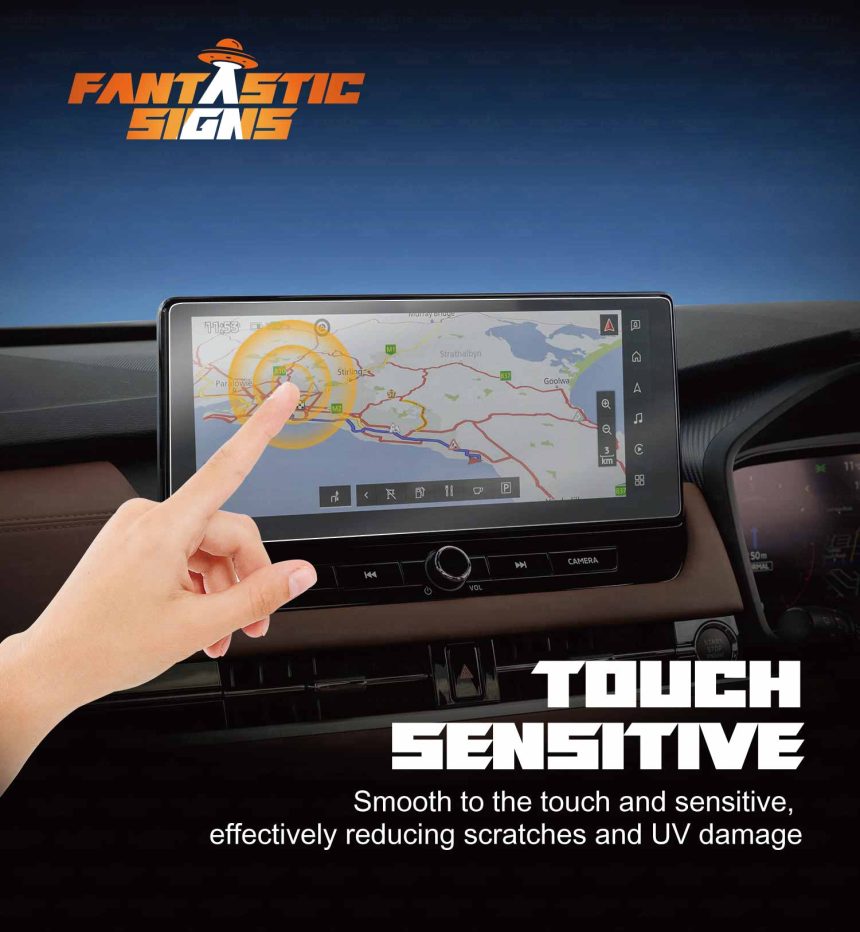 Anti-Fingerprint Screen Protector for Mitsubishi Outlander 2025 ...